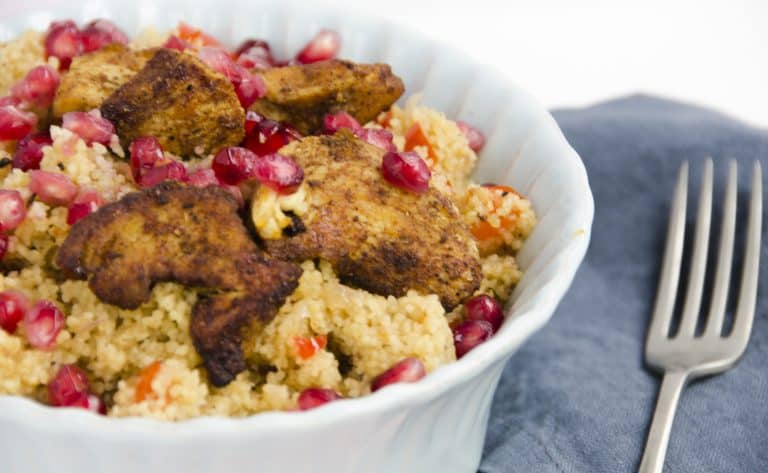 ras el hanout chicken with spicy couscous - Lost in Food