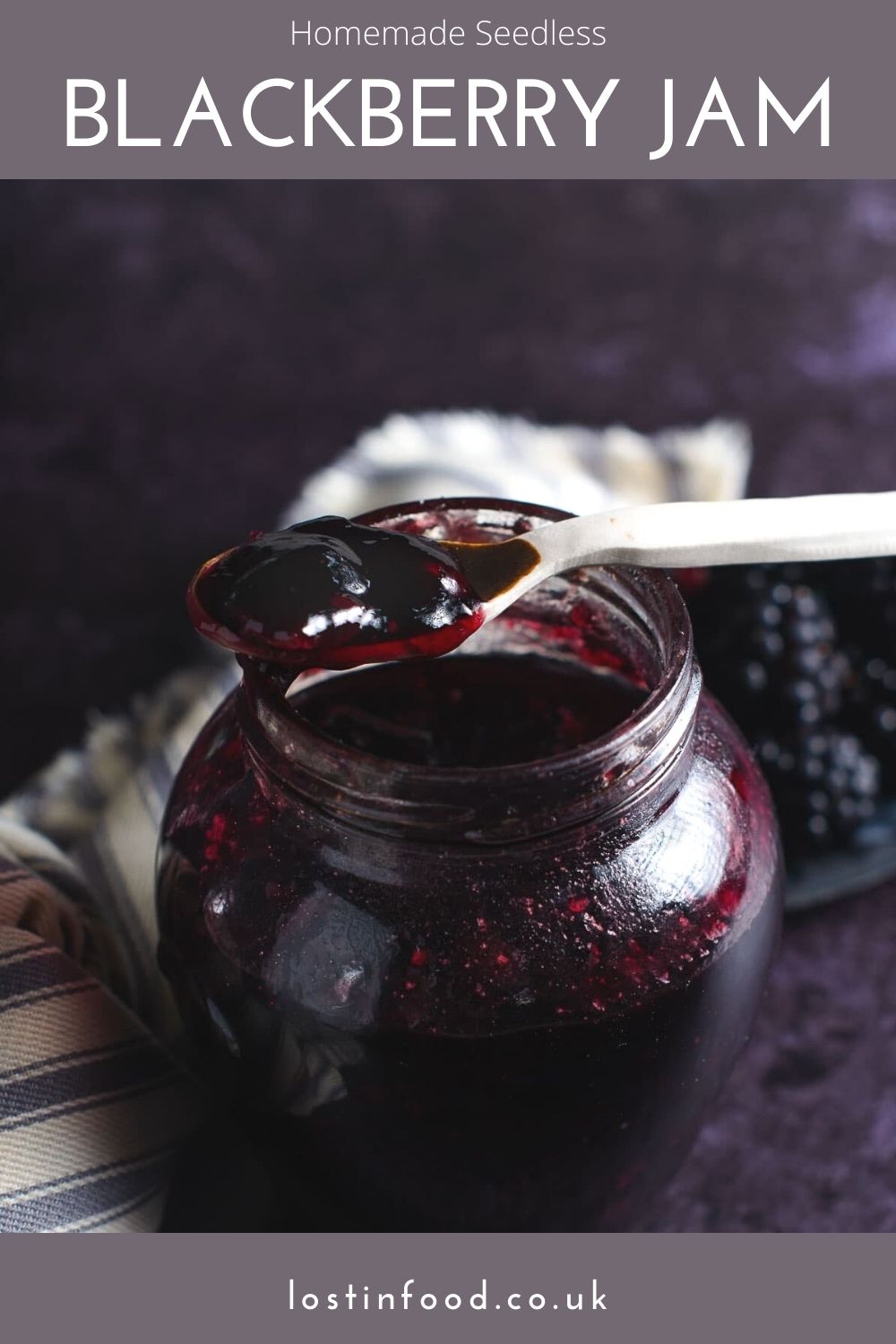 Homemade Blackberry Jelly (Bramble Jelly) - Lost in Food