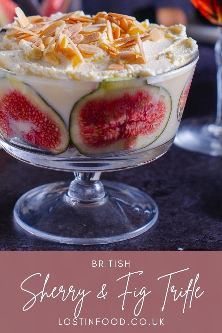 individual trifles with sherry, figs & vanilla - Lost in Food