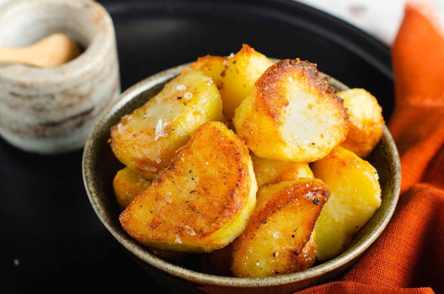 Best Crispy Roast Potatoes - Lost in Food
