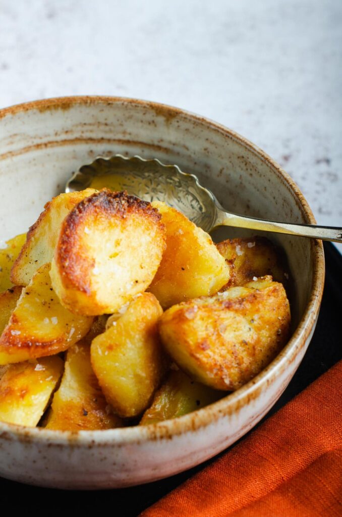 Best Crispy Roast Potatoes - Lost in Food