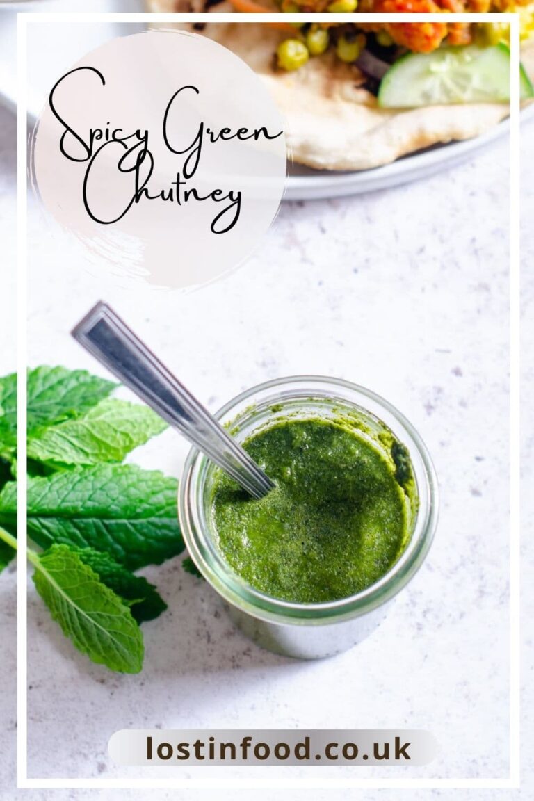 easy green chutney - Lost in Food