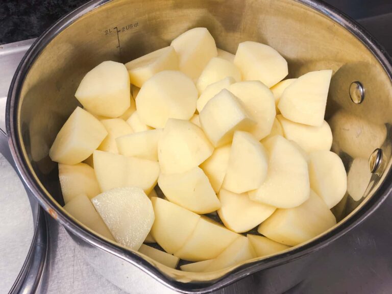 easy mustard mash potatoes - Lost in Food