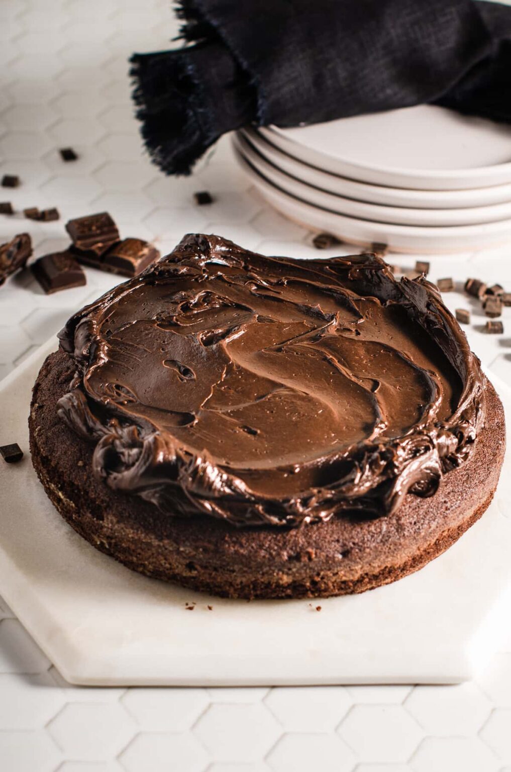 Chocolate Victoria Sponge Cake - Lost in Food