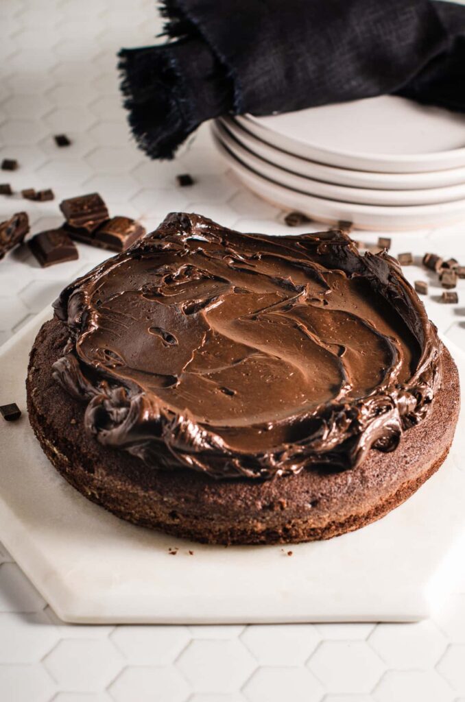 Chocolate Victoria Sponge Cake - Lost in Food