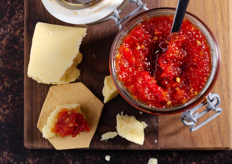 Spicy Sweet Chilli Jam - Lost in Food