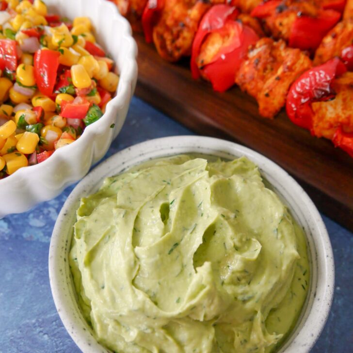 Avocado Cream Sauce - Lost in Food