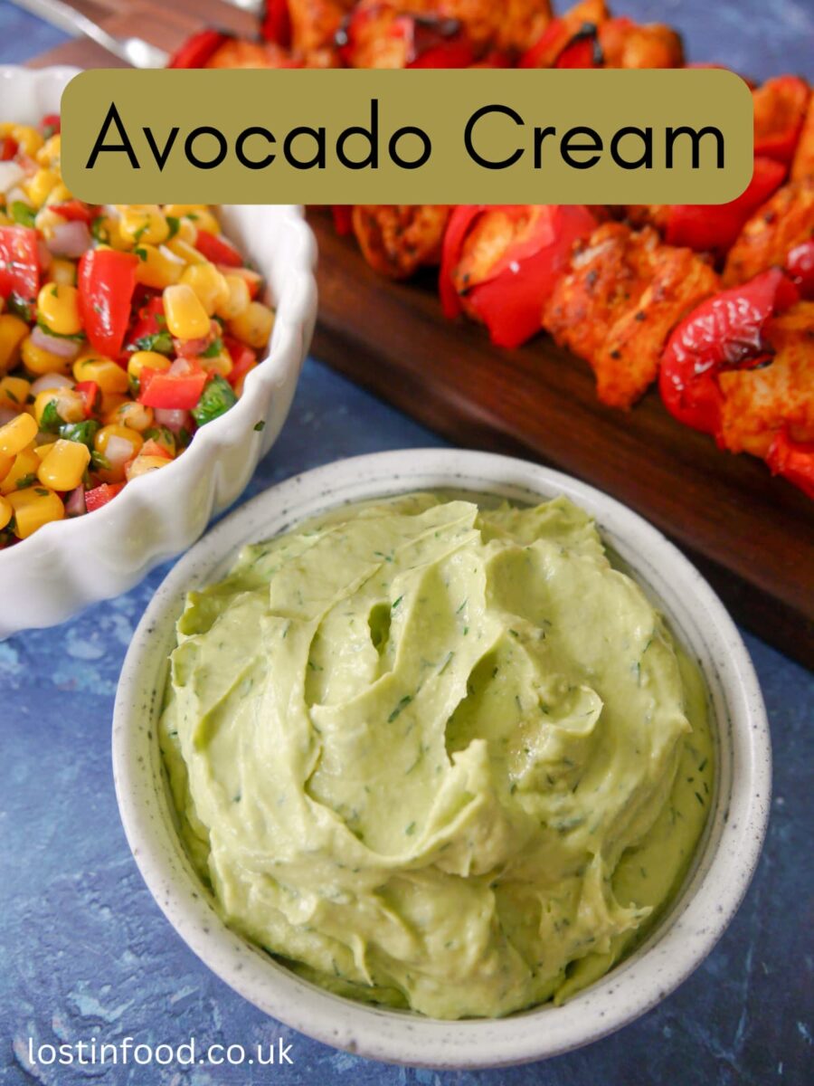 Avocado Cream Sauce - Lost in Food