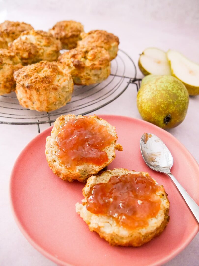 Pear & Ginger Scones - Lost in Food