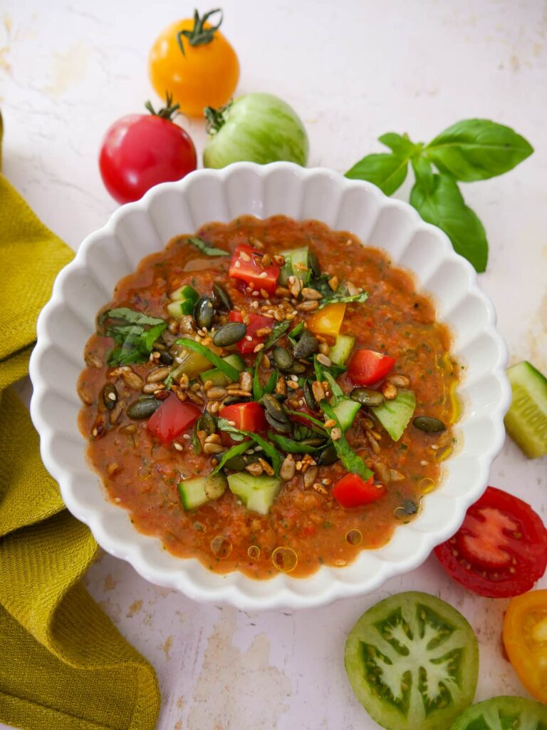 Easy Gazpacho - Lost in Food