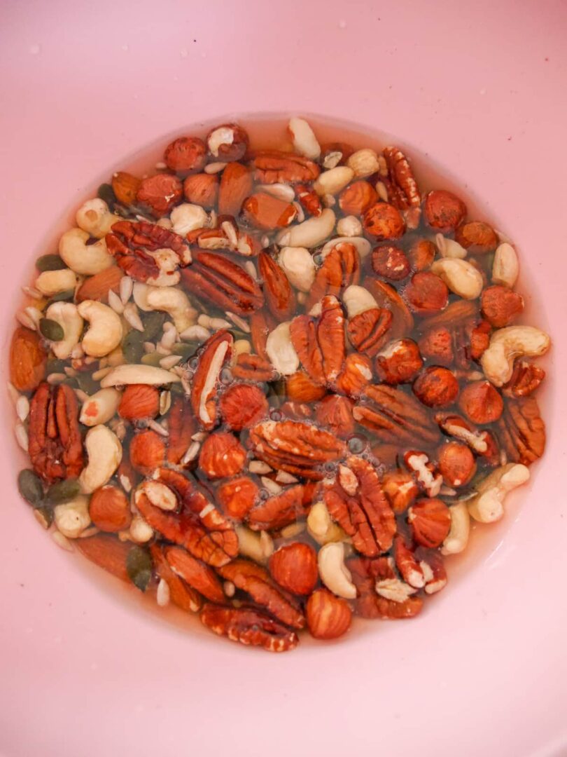 Roasted Salt & Vinegar Nuts - Lost in Food