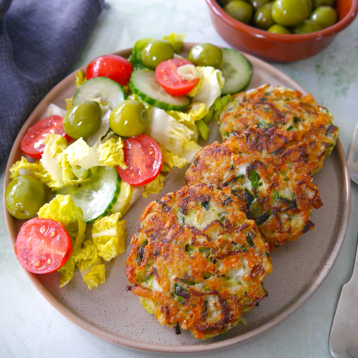 courgette fritters - Lost in Food