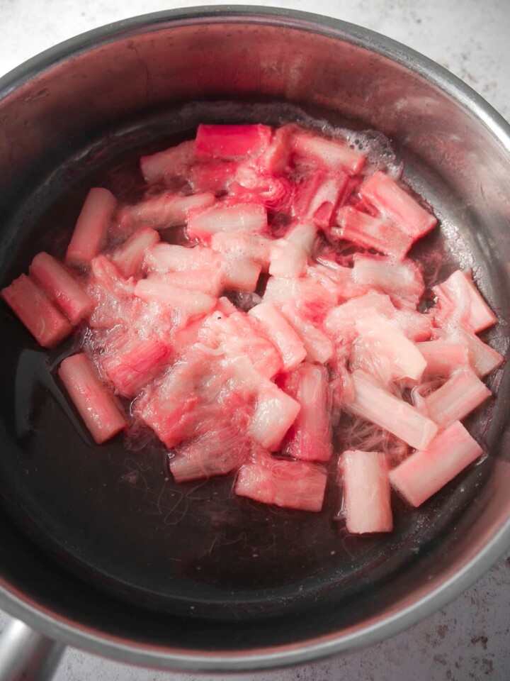Healthy Stewed Rhubarb - Lost in Food