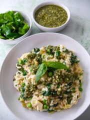 Easy Spring Vegetable Risotto - Lost in Food
