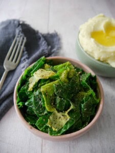 Easy Buttered Spring Greens - Lost in Food