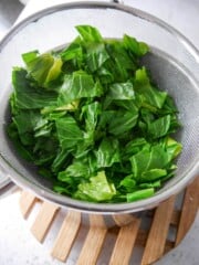 Easy Buttered Spring Greens - Lost in Food