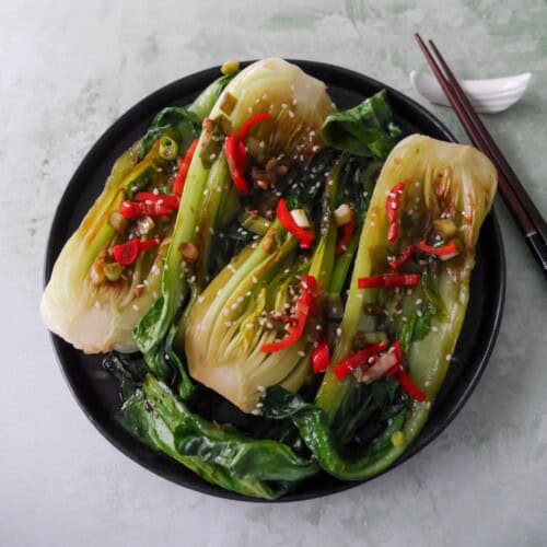 Chinese Stir Fry Pak Choi - Lost in Food