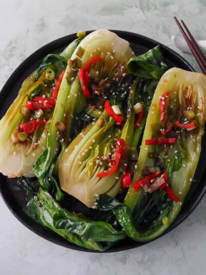 Chinese Stir Fry Pak Choi - Lost in Food